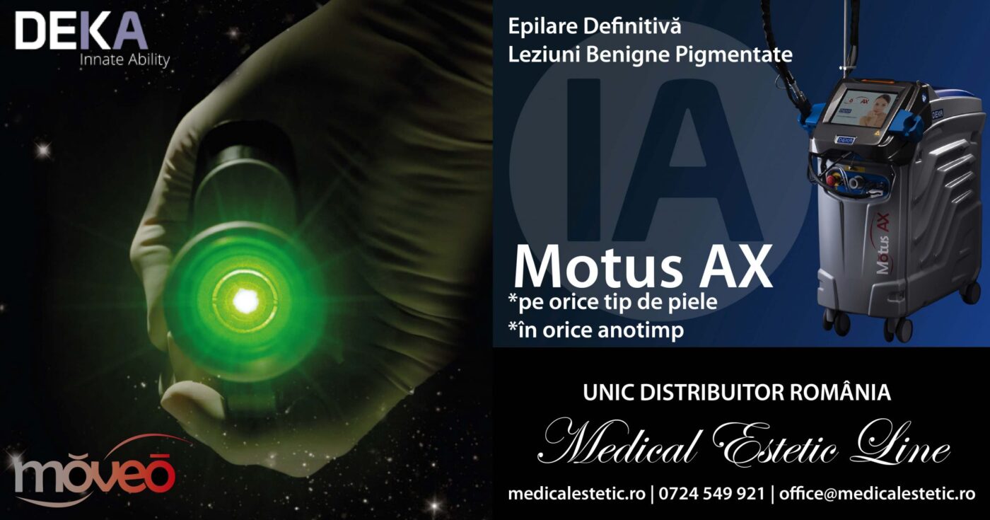 Motus AX - DEKA Laser | Aparat Epilare Definitiva | Medical Estetic Line