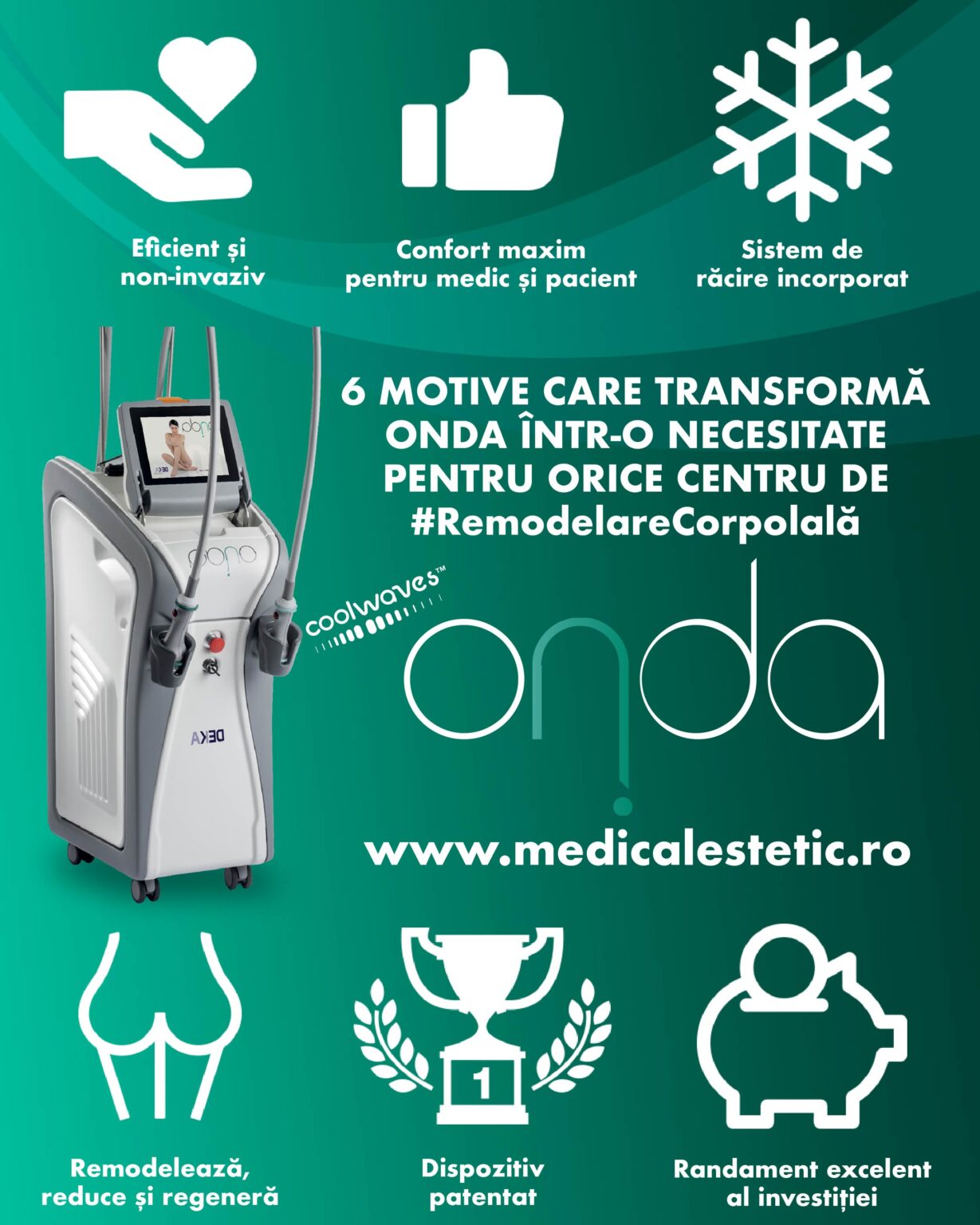 Onda Plus | Importator DEKA Laser | Medical Estetic Line