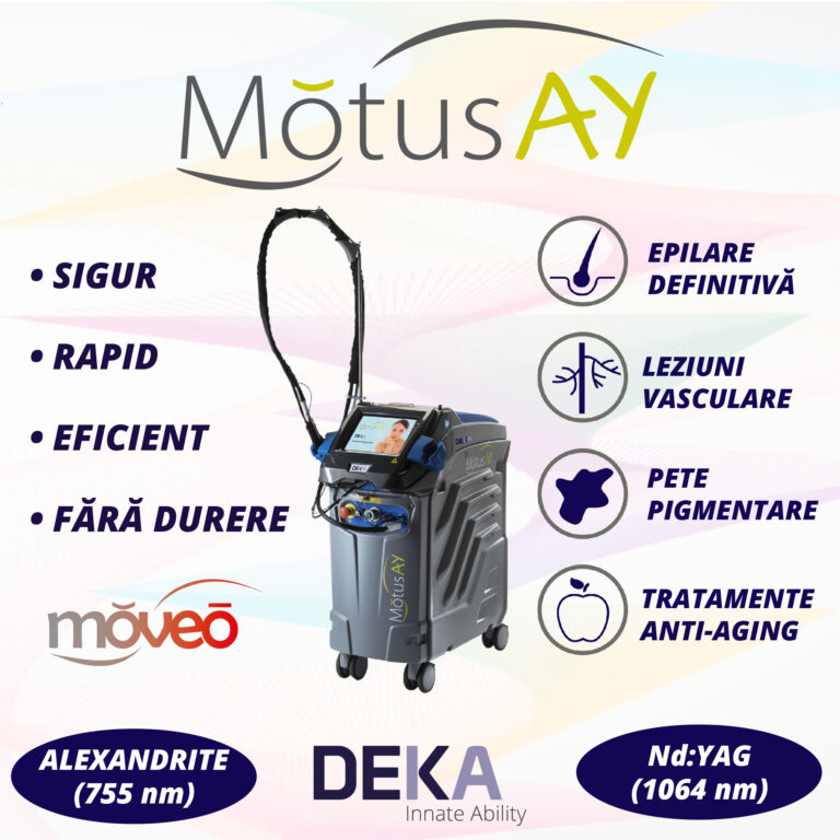 Motus AY DEKA Laser | Epilare Definitiva Laser & Leziuni Vasculare