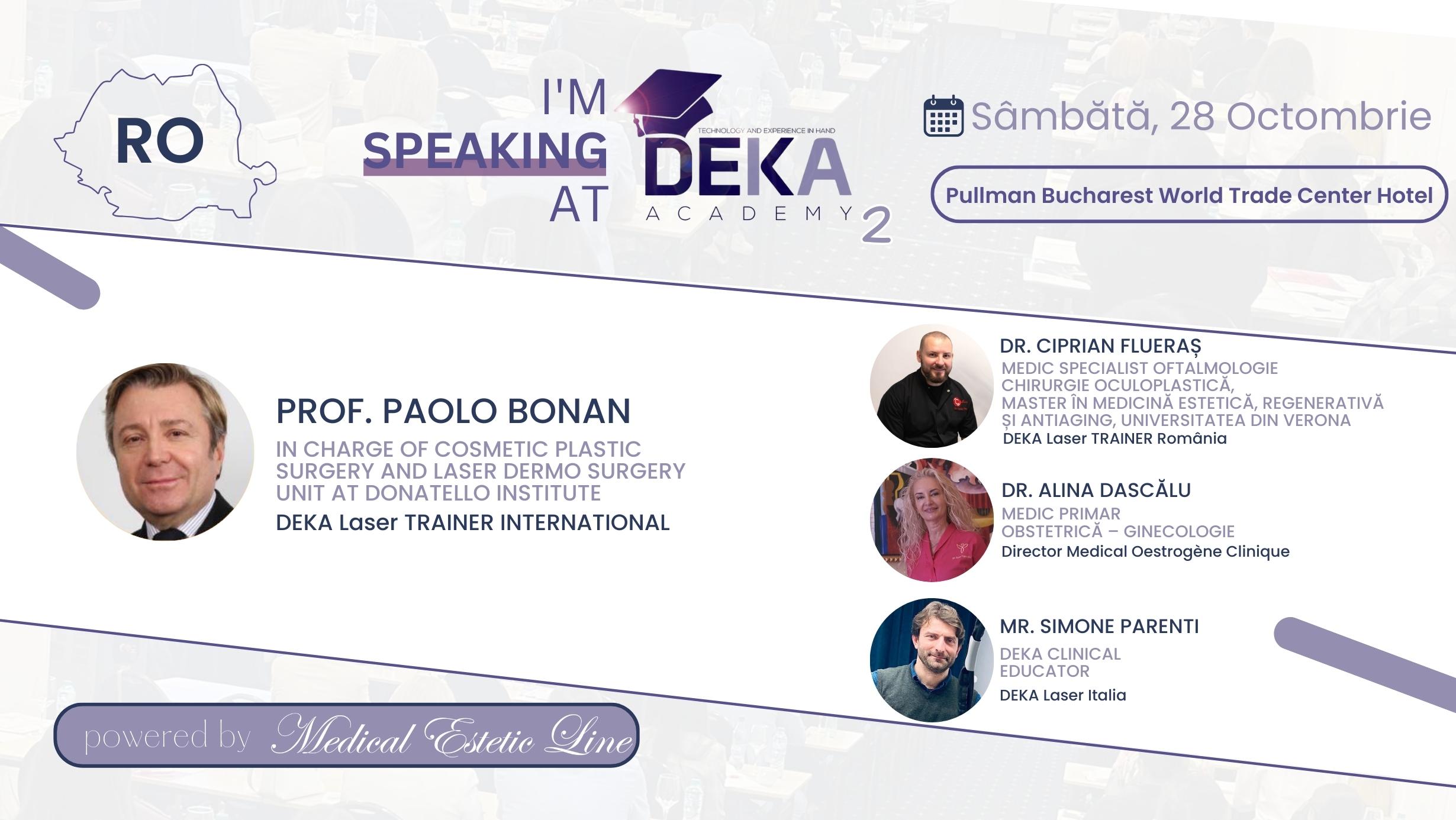 DEKA Laser Academy – 28 Octombrie 2023 - Medical Estetic Line